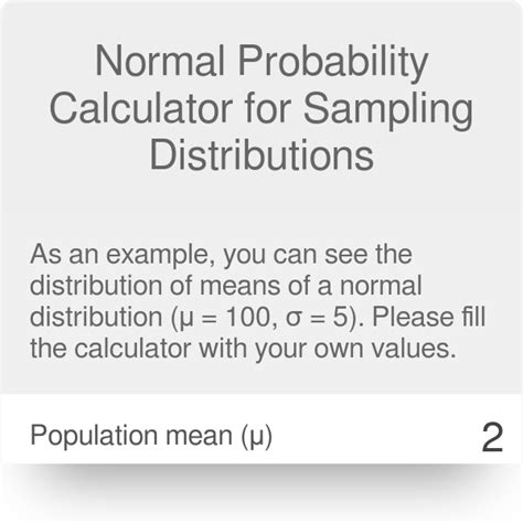 Mean Of The Distribution Of Sample Means Calculator Haldaneolubanke