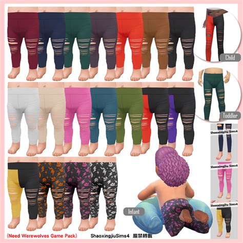 Ripped Tights Set The Sims Create A Sim Curseforge