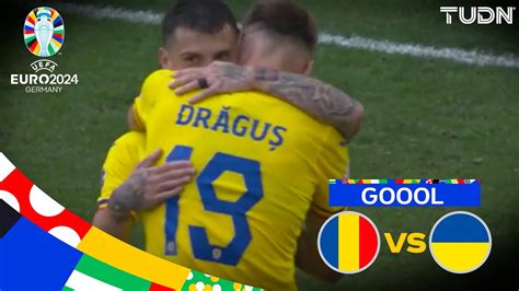 Ya Es Goleada DRAGUS Hace El Tercero Rumania 3 0 Ucrania UEFA