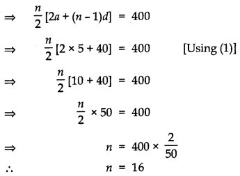 Arithmetic Progressions Class 10 Extra Questions Maths Chapter 5 With