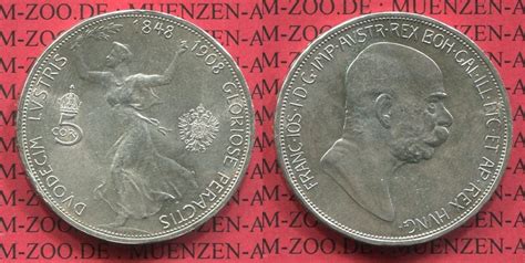Österreich Ungarn Austria Hungary 5 Corona Kronen Silbermünze