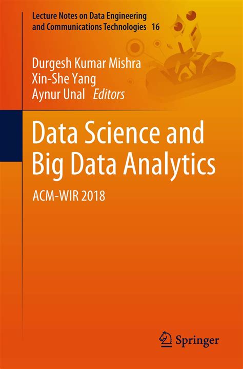 Amazon Co Jp Data Science And Big Data Analytics Acm Wir