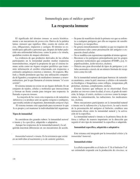 Inmunolog A Para El M Dico General Universidad Cayetano Heredia Udocz