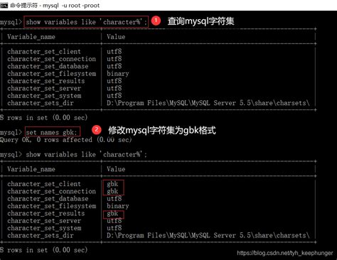 mysql命令行中文显示乱码怎么办 mysql 命令行 中文乱码 csdn博客
