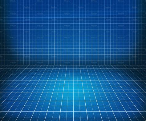 Dark Blueprint Wallpaper