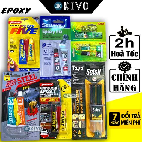 Keo AB 2 Thành Phần Epoxy Thái Lan CHÍNH HÃNG Keo AB Trong Suốt Keo