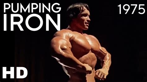 HD Pumping Iron Posing 1975 Arnold Schwarzenegger Lou Ferrigno