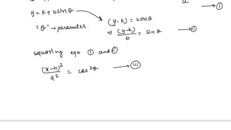 solved eliminate the parameter and obtain the standard form of the rectangular equation
