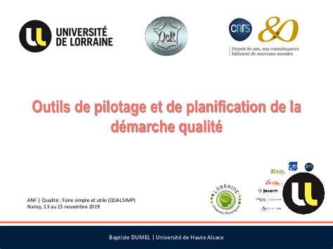 5 Outils De Pilotage Et De Planification De La De Marche Qualite