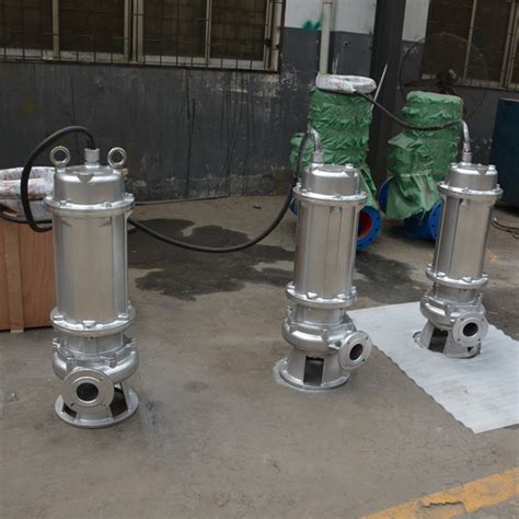 Low Pressure WQP Stainless Steel 304 Sewage Water Pump SLAPK