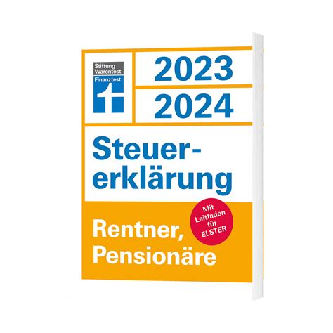 Steuererklärung für Rentner und Pensionäre 2023 2024 Ratgeber Lesershop