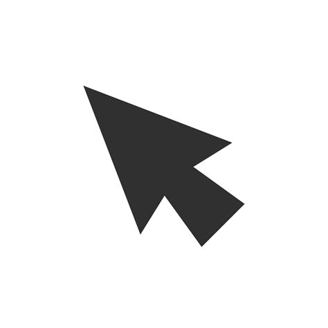Computer Mouse Click Pointer Cursor Arrow Flat Icon 41877975 Vector Art