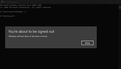 How To Shut Down A Computer Using Command Prompt Geeksforgeeks