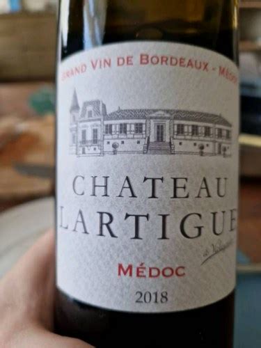 2019 Château Lartigue Médoc Vivino US