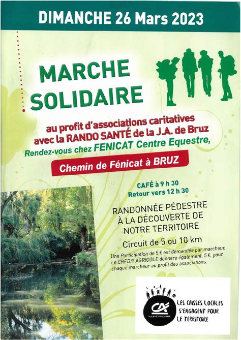Marches solidaire bruz Fénicat Equitation