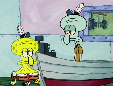 Spongebob And Squidward Meme Template Using The Boring Squidward