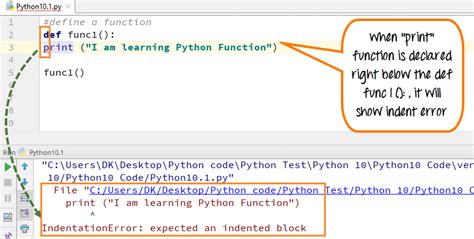 python functions examples call indentation arguments and return values manishatech