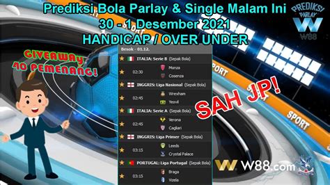 MIX PARLAY HARI INI PREDIKSI MIX PARLAY MALAM INI 30 1 DESEMBER