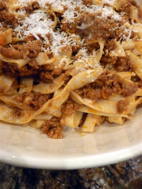 Chef Bolek Tagliatelle Alla Bolognese