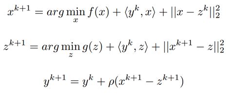 admm alternating direction method of multipliers