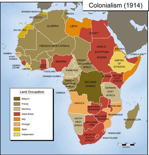 World War I In Africa A Carved Up World Colonial Possessions In