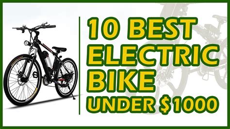 Best Electric Bike Under Reviews Youtube