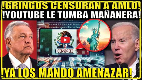 ALERTA ROJA MÉXICO EL PRESIDENTE AMLO MANDA AMENAZAR A LOS