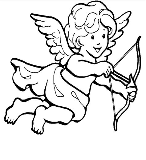 Desenhos De Cupido Para Imprimir E Colorir Pintar