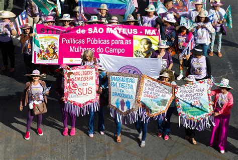 Veja fotos da Marcha das Margaridas em Brasília