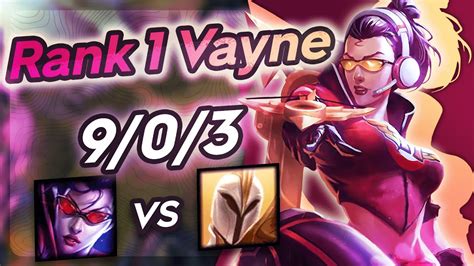 Vayne Vs Kayle Challenger Gameplay Rank Vayne Youtube