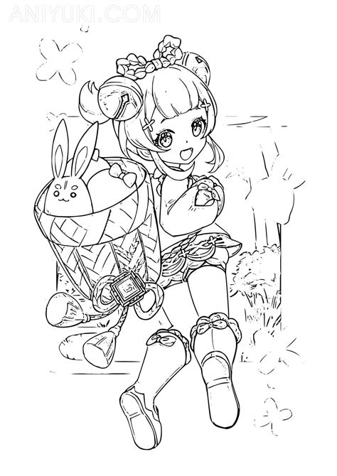 Yaoyao Genshin Impact Coloring Pages Aniyuki