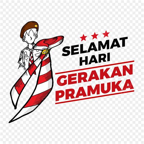 Illustration Pramuka Of Selamat Hari Illustration Pramuka Selamat