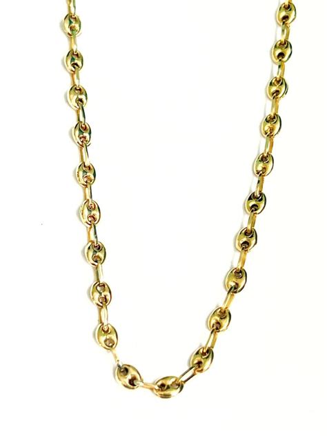 Cadenas de Oro 18 Kilates Tejido Gucci Joyería Brillantes Joyería y