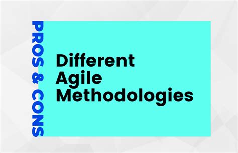 Different Agile Methodologies With Pros Cons Zartis