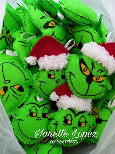 Esferas grich navideñas Manualidades Grinch Navideño