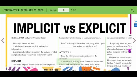 impicit vs explicit youtube