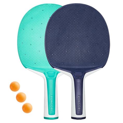 Kit Tenis De Mesa Ping Pong 2 Raquetes 3 Bolinhas Ar Livre Pongori