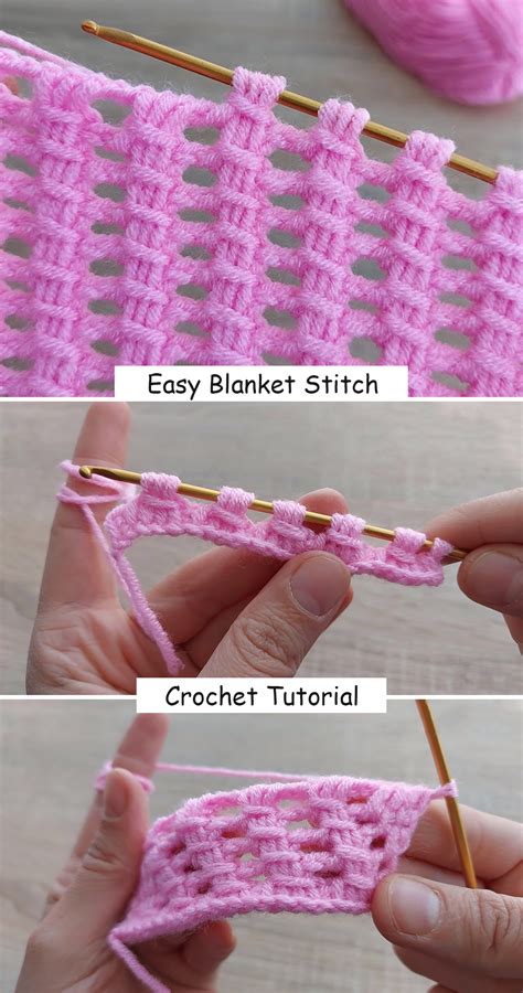 Easy Crochet Blanket Stitch Patterns For Beginners