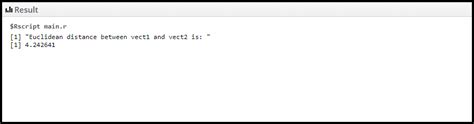 how to calculate euclidean distance in r geeksforgeeks