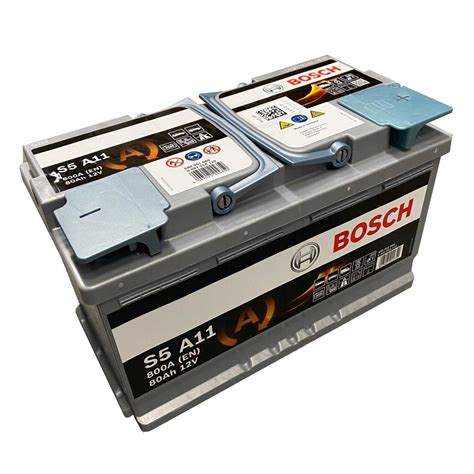 Bosch S A Batteria Auto Agm Start Stop V Ah A
