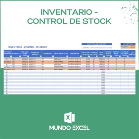 Plantilla Excel Inventario Modelos Y Plantillas GRATIS
