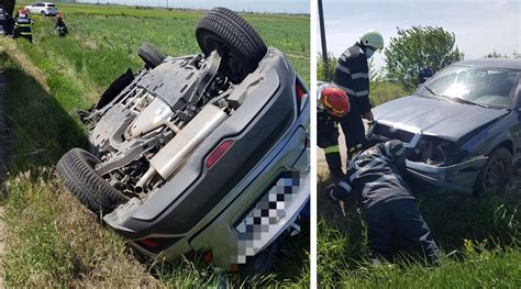 Accident teribil cu 3 mașini în Teleorman Impactul a fost atât de