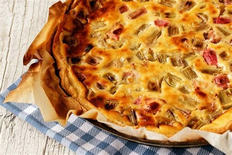 Tarte à la rhubarbe au Thermomix Cookomix