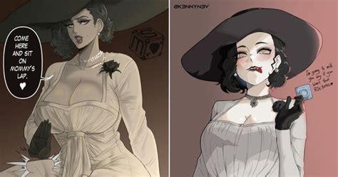 Resident Evil Village Tall Vampire Lady Inspired Fanarts Female