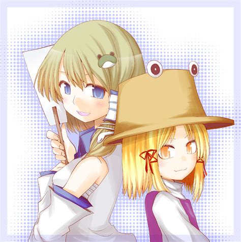 Kochiya Sanae And Moriya Suwako Touhou Drawn By Hane Hanegoya