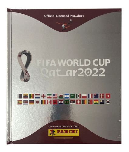 Album Prata Capa Dura Copa 2022 Oficial 50 Figurinhas Frete grátis