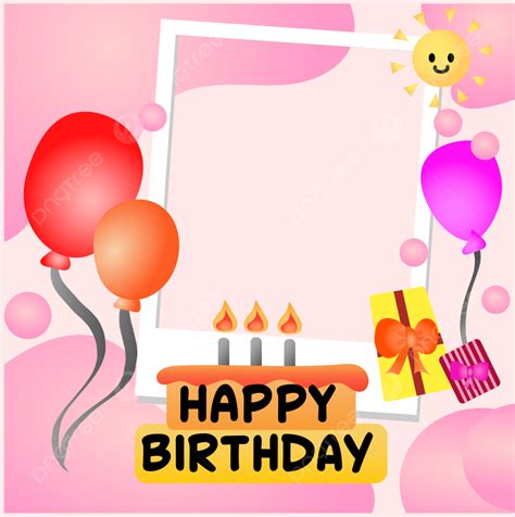 Feliz Cumpleaños Fondo Rosa