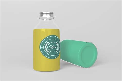 Mockup De Botella Archivo Psd Premium