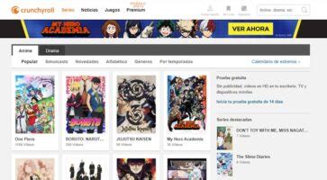 Páginas web para ver anime online gratis LISTA
