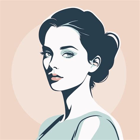 Premium Vector Woman Face Silhouette Profile Vector Illustration